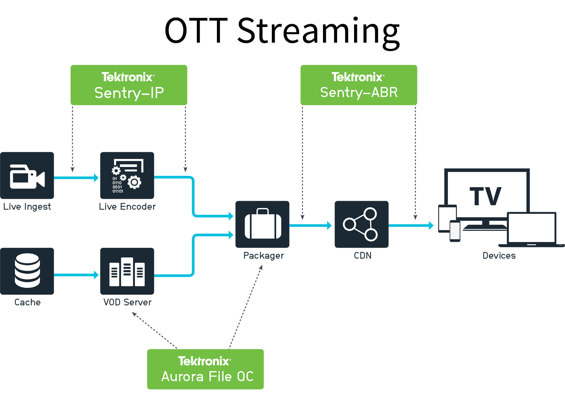 Video Test and Monitoring Equipment, Sentry software-based quality ...