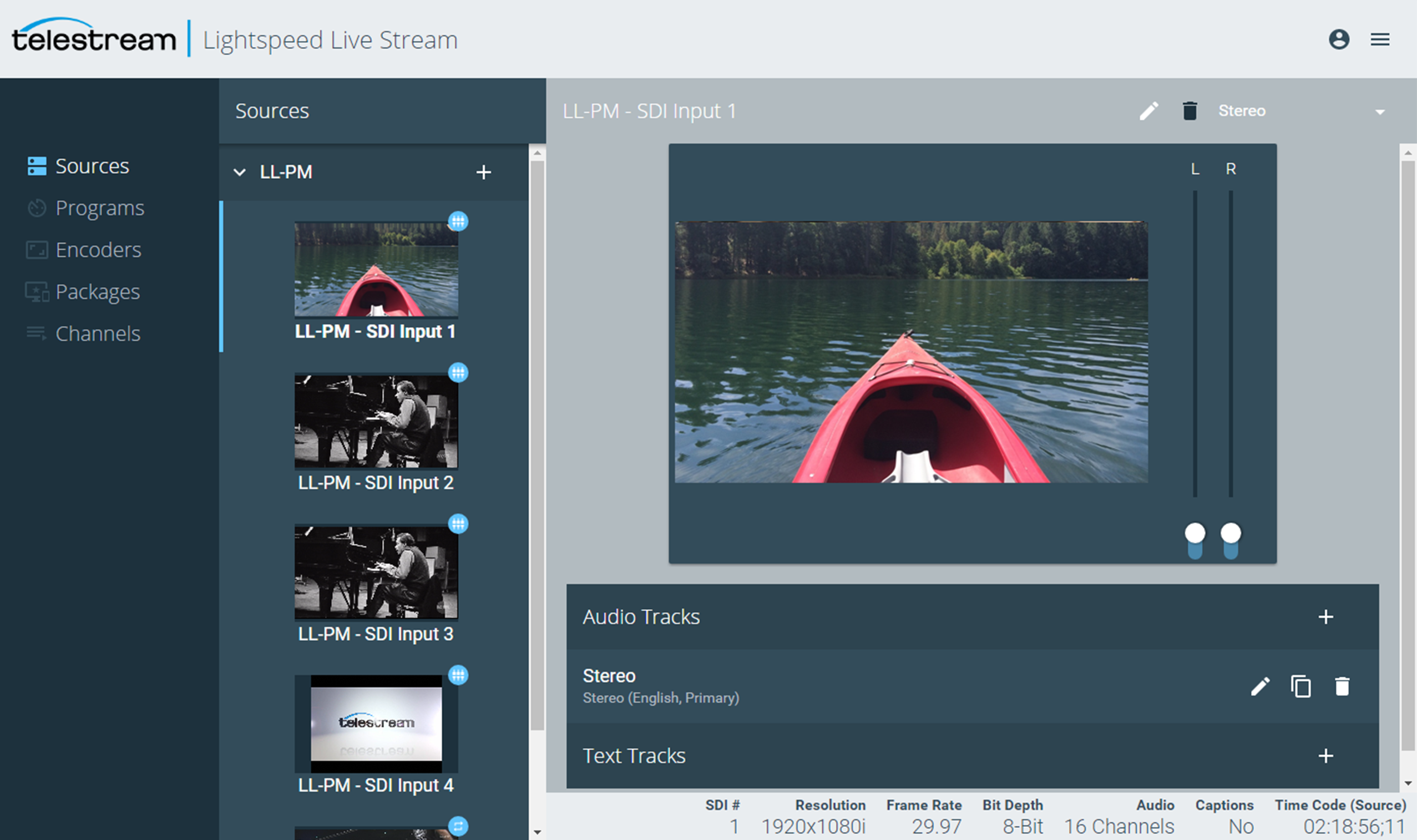 Telestream Lightspeed Live Stream