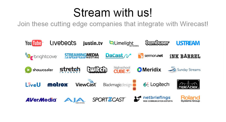 Live Streaming Software - Partners - Telestream Wirecast
