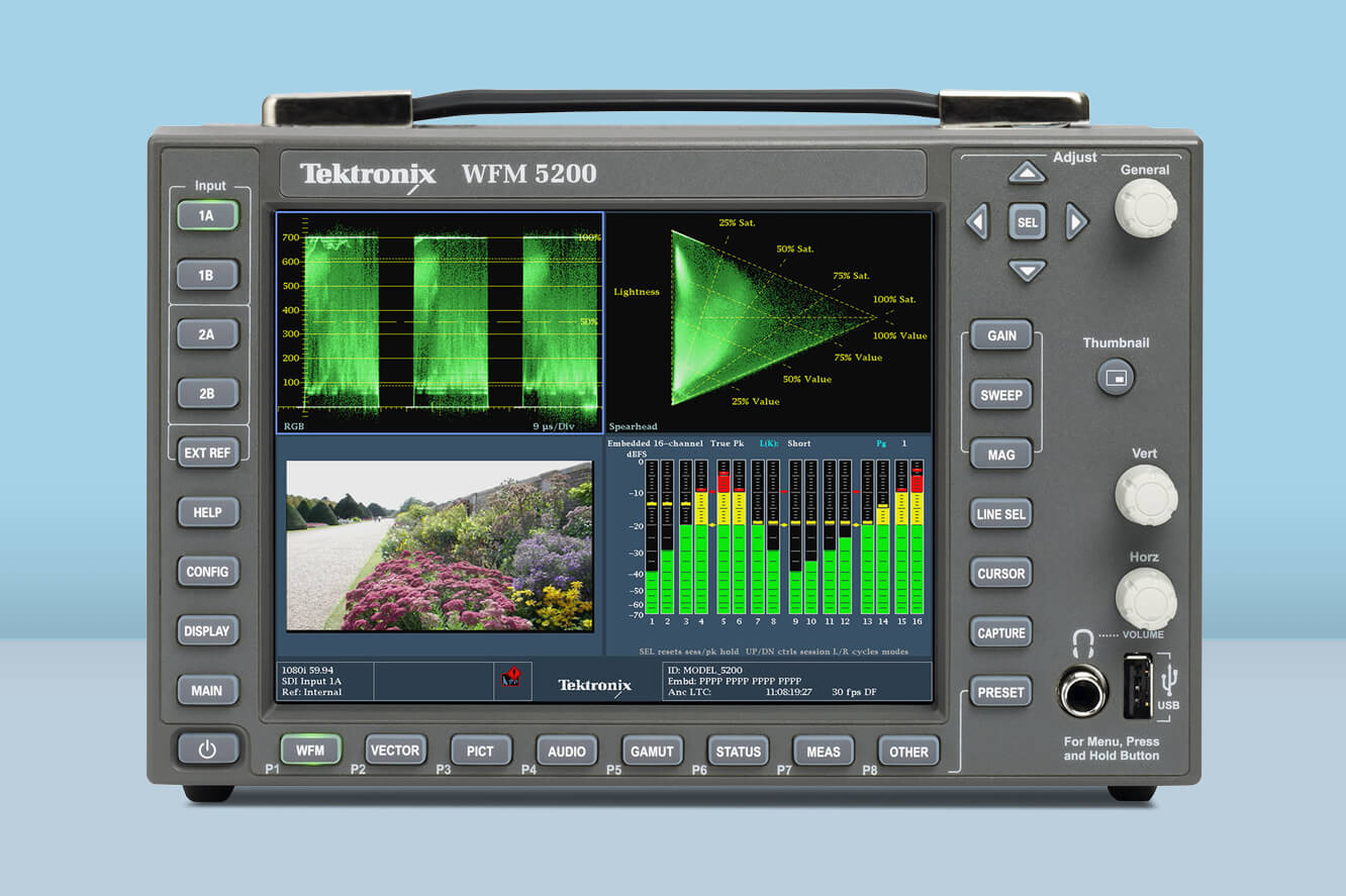 Video Test and Monitoring Equipment, Waveform Monitors | Telestream