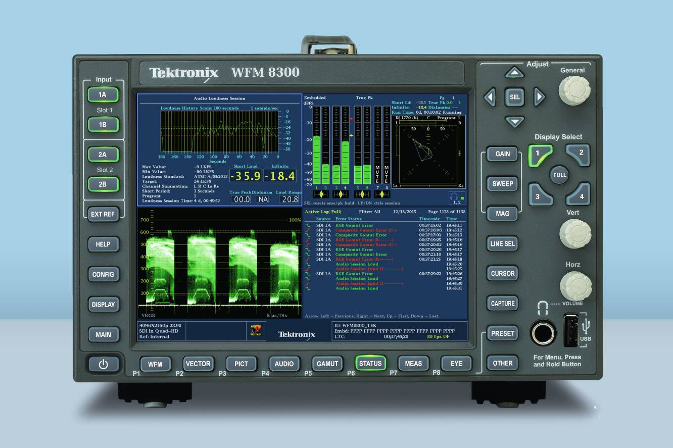 Video Test and Monitoring Equipment, Waveform Monitors | Telestream